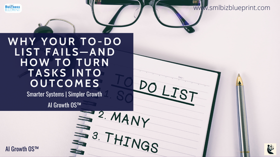 How to Turn Tasks Into Outcomes and Regain Focus - Small Biz Blueprint